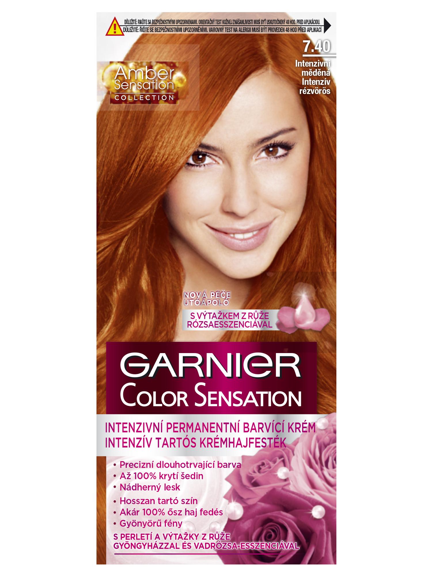 Farba do trwałej koloryzacji Garnier Color Sensation 7.40 intensywny ...
