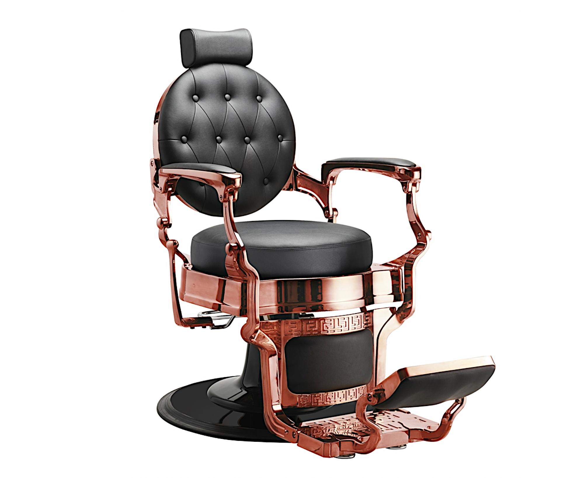 Fotel fryzjerski Barber Hairway Romeo - rose gold - Hairway | Mianola
